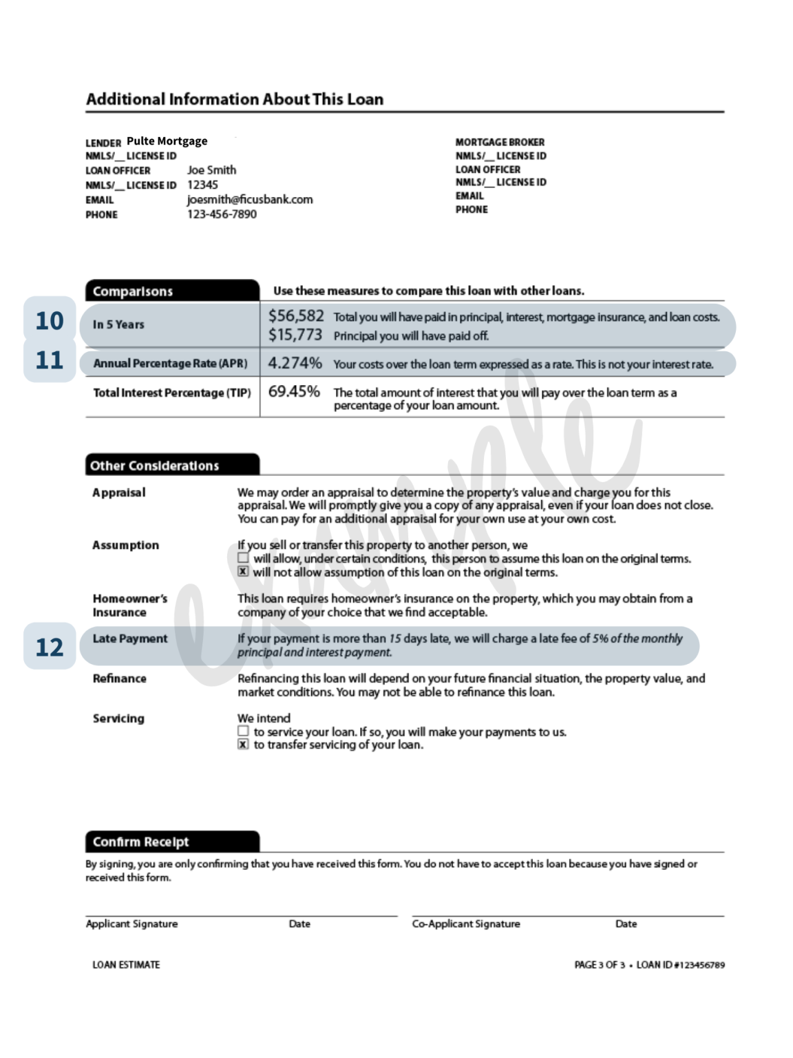 How to Read Your Loan Estimate - Pulte Financial Education Corner